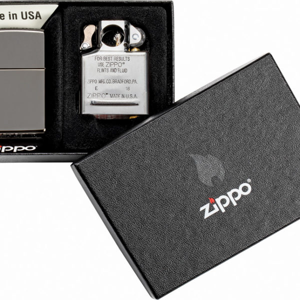 Zippo Lighter and Pipe Insert Combo