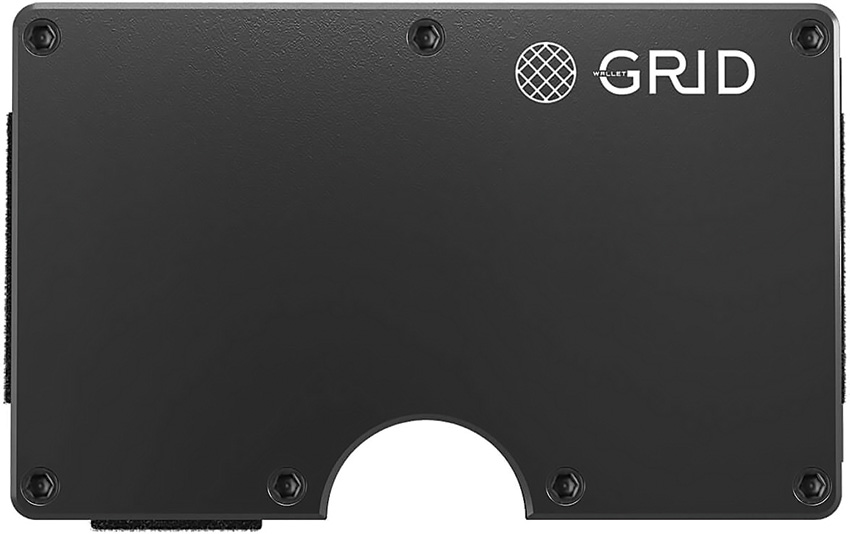 GRID Wallet Gunmetal Aluminum Wallet for Sale $40.30
