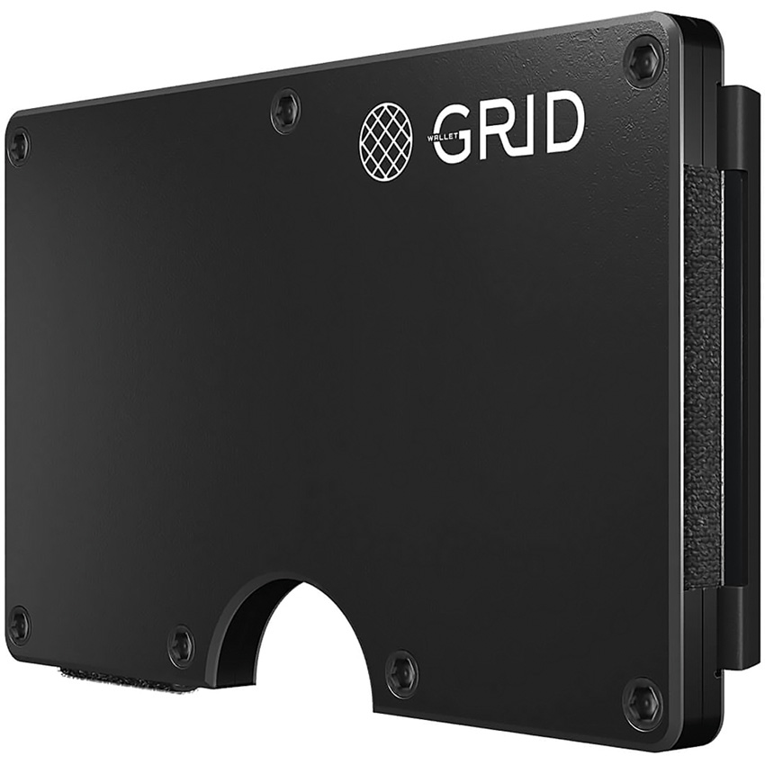 GRID Wallet Gunmetal Aluminum Wallet for Sale $40.30