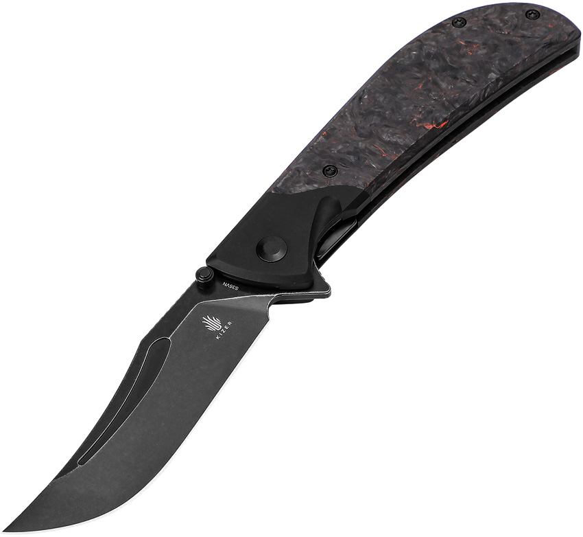 Kizer Cutlery Phoenix Linerlock Fat Carbon for Sale $179.00