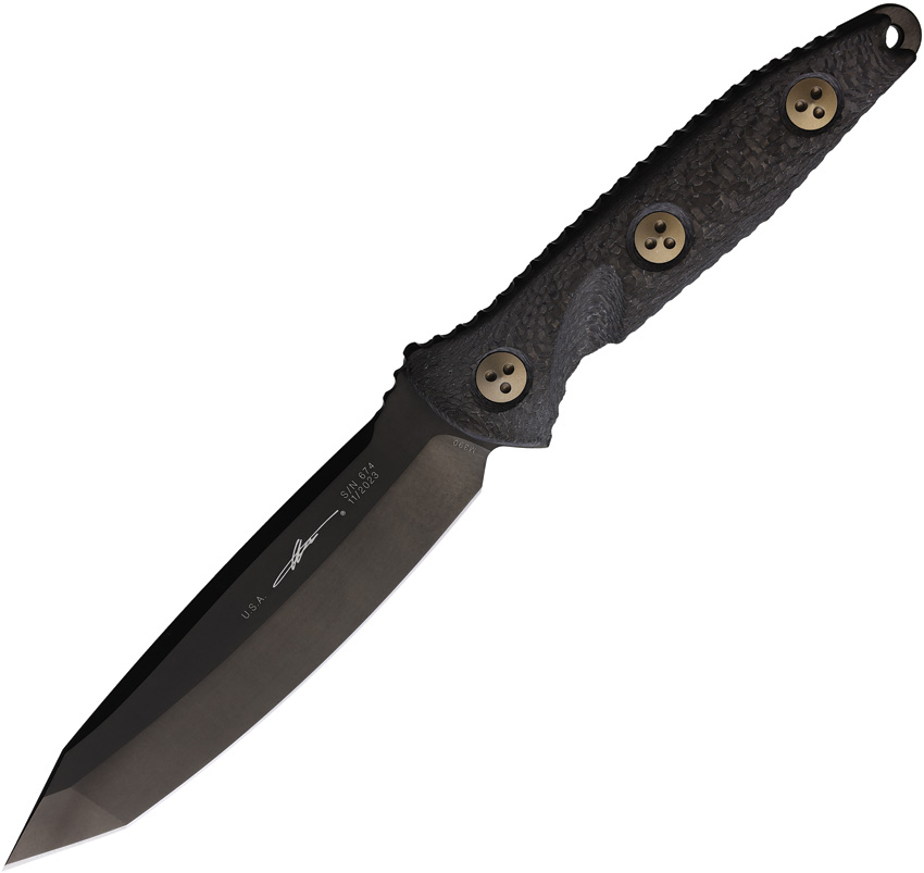 Microtech Socom Alpha T/E Blk DLC CF for Sale $456.17