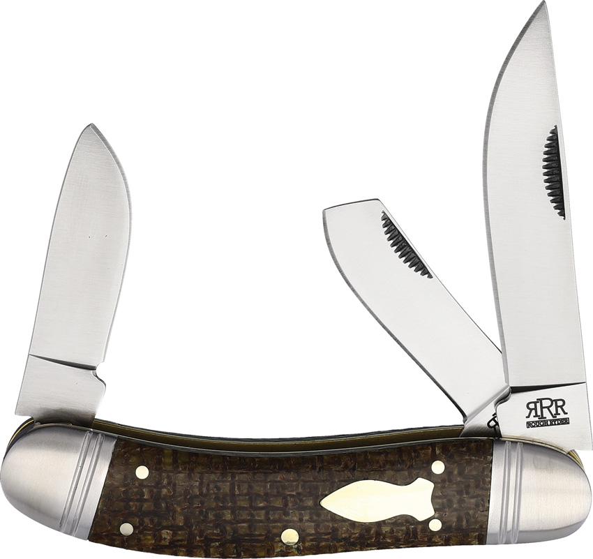 Rough Ryder Reserve Roundup D2 Brown Micarta for Sale $25.75