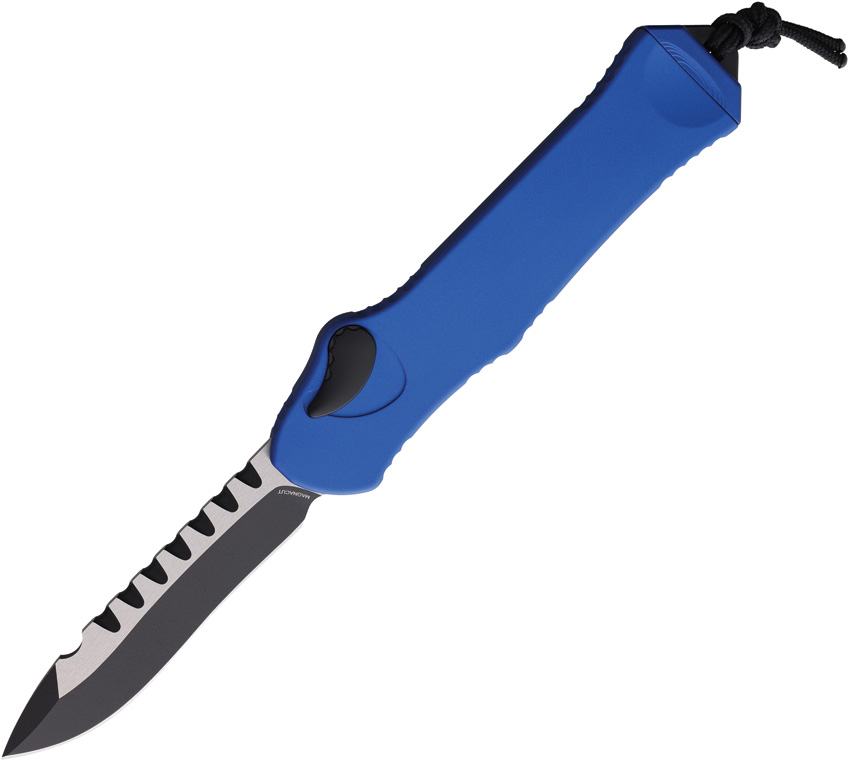 Heretic Knives Auto Hydra OTF Recurve Blue for Sale $434.00