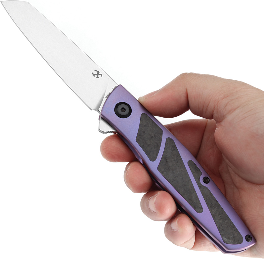 Kansept Knives Cru Framelock Purple Ti for Sale $141.35
