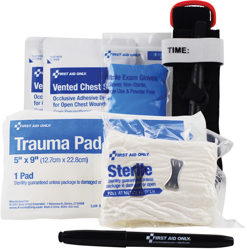 First Aid Only Bleeding Control Kit Chest/lim for Sale $29.69