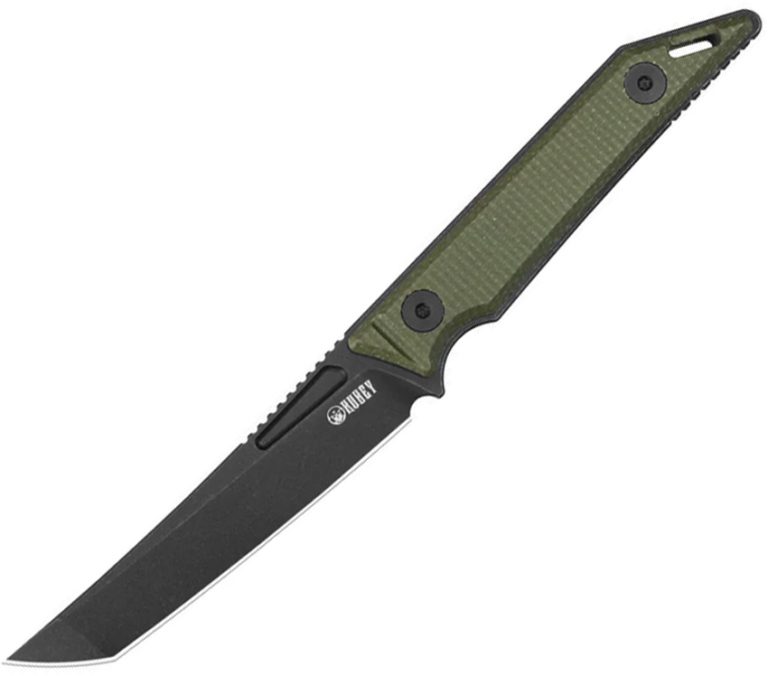 Kubey Goliath Fixed Blade Grn Mic (3") for Sale $72.00